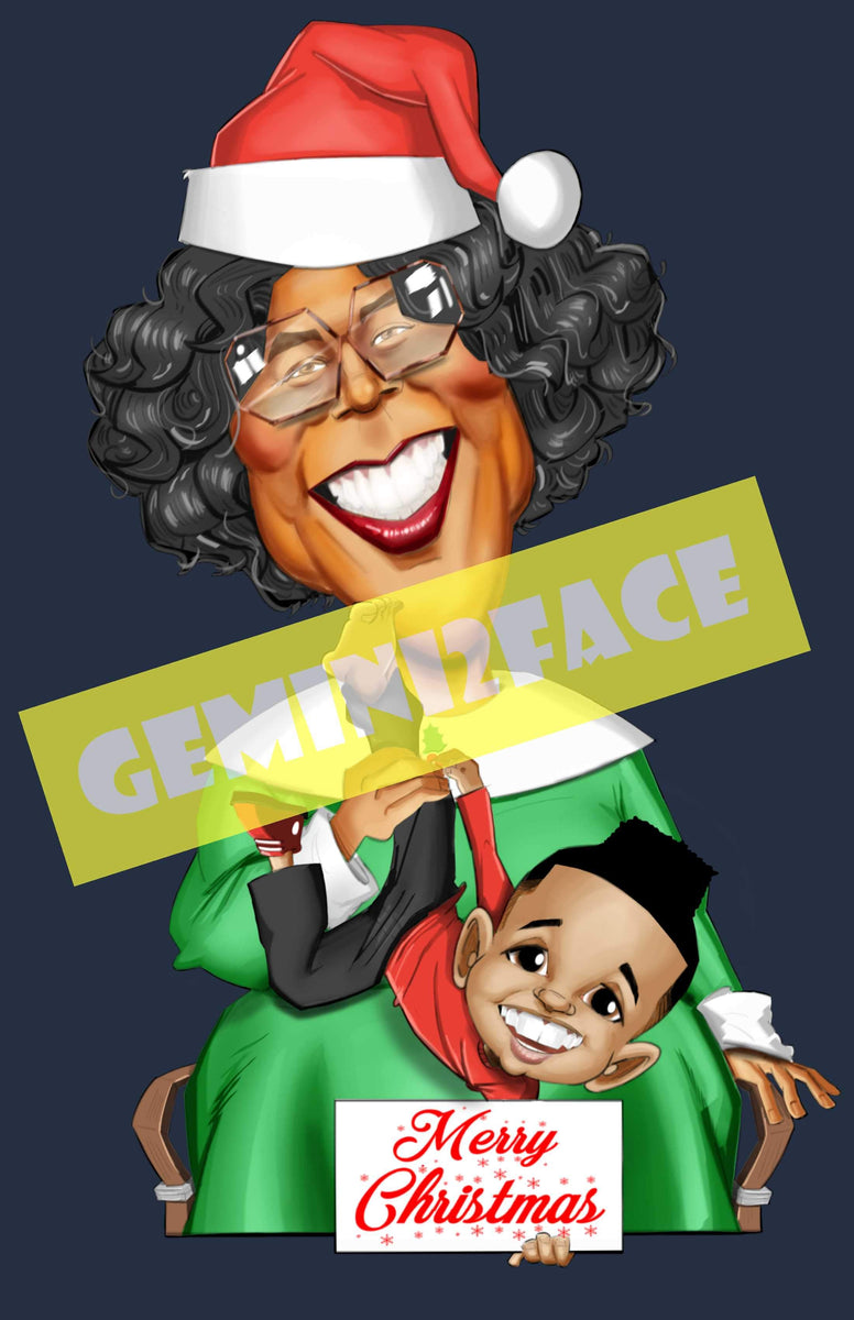 Madea Christmas PNG – Gemini2face Art E-Store