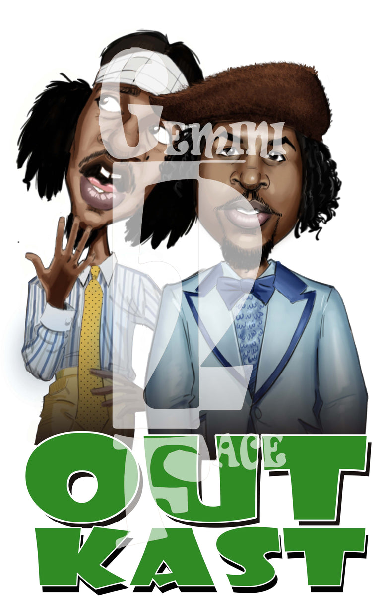 Outkast (exclusive) PNG – Gemini2face Art E-Store